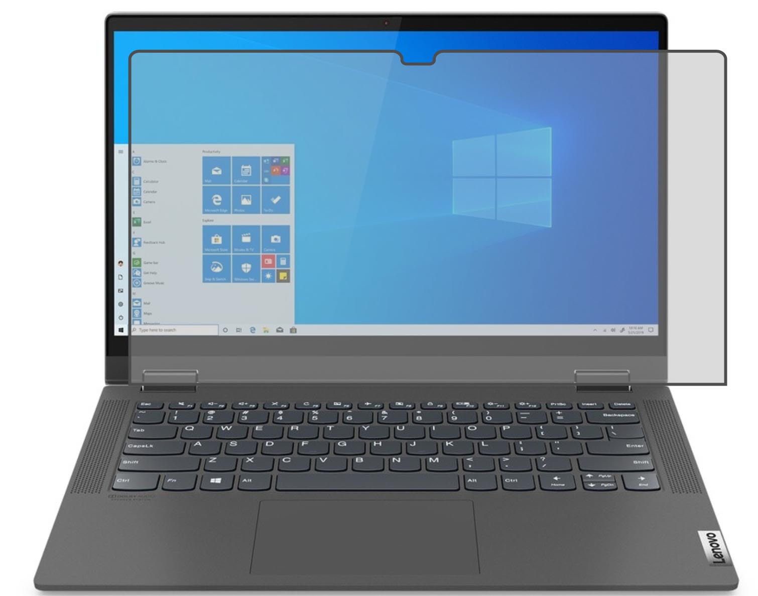 2x Schutzfolie für Lenovo IdeaPad Flex 5i 14 Zoll kristallklare ...